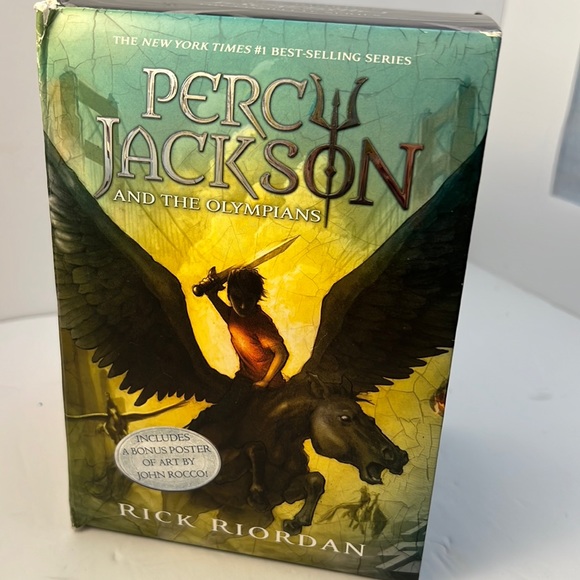 Disney | Other | Percy Jackson And The Olympians Complete Series 5 Rick ...